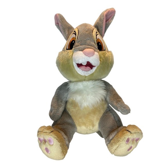 Disney | Toys | Disney Thumper Plush Rabbit Stuffed Animal Gray Bunny ...